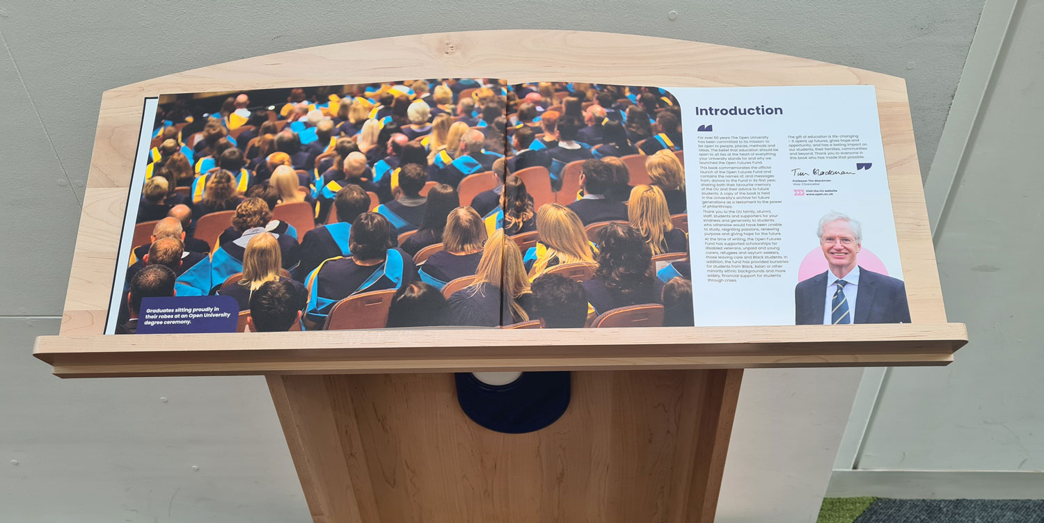 The Open Futures Fund Commemorative Book